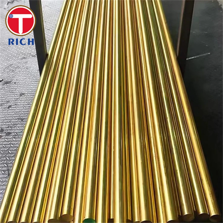Astm B16 C36000 Cold Drawn Solid Pure Copper Rods Brass Round Bar For ...