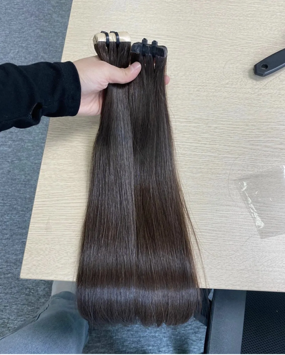 Bone Straight Wigs Real Natural Color Vietnam Weave 100% Virgin Hair ...