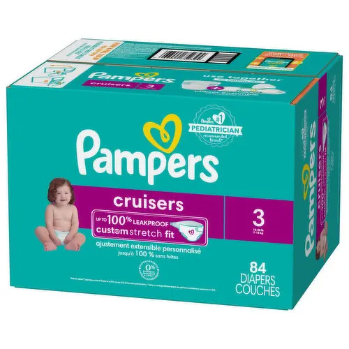 Wetness indicator diapers Odor control diapers Diapers Baby-Dry Size 2 ...