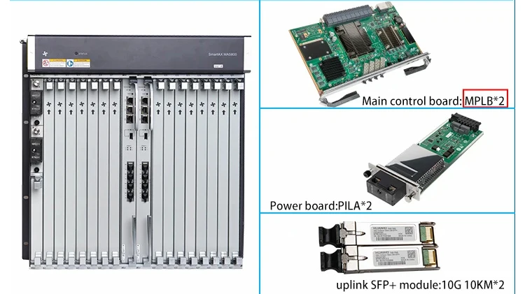 Gpon Olt Ma5800-x17 2mpla 2pila 17 Slots Dc Power Support Gphf Gpsf ...
