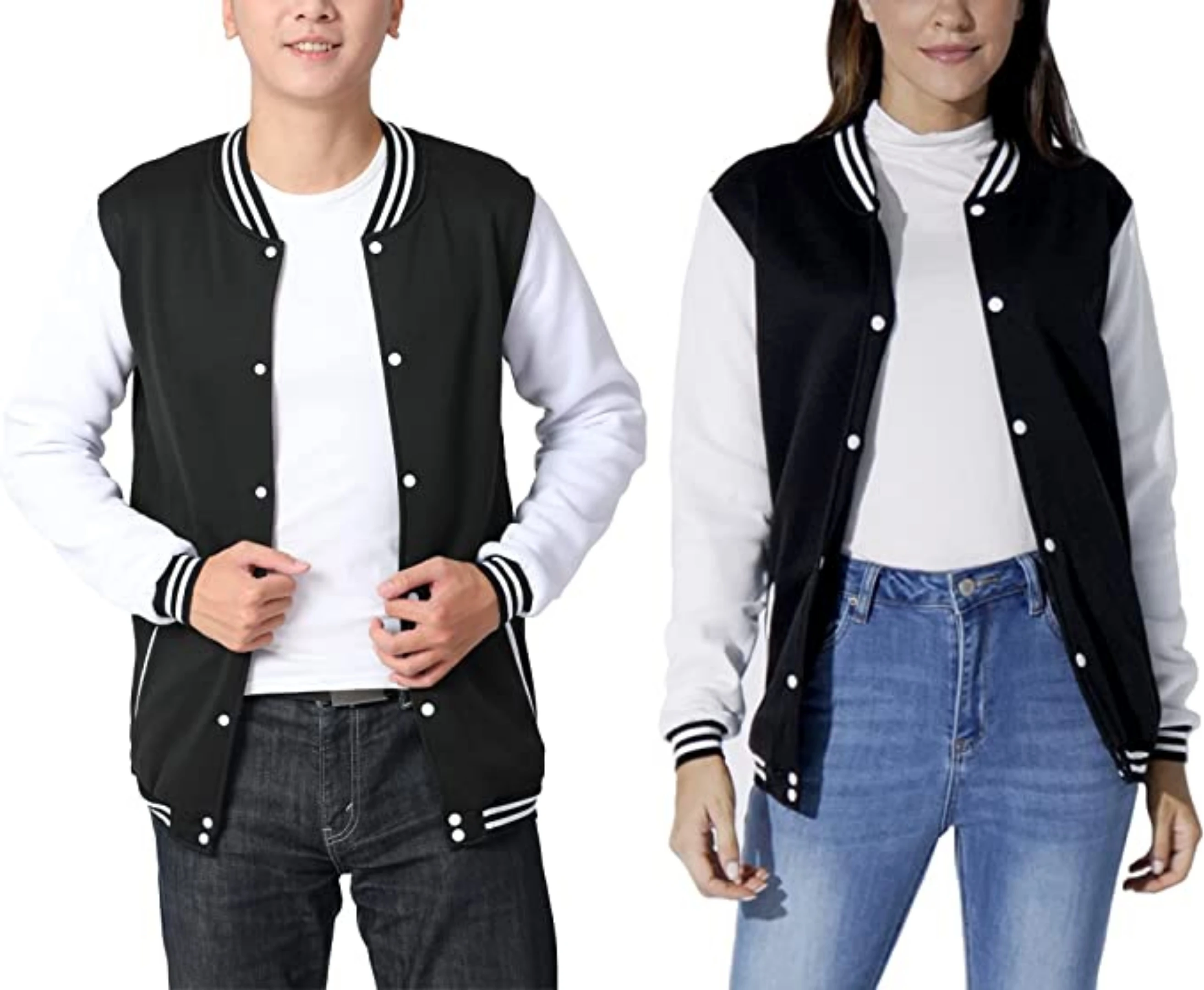 Mens Wool Body Varsity Jacket With Leather Sleeves OEM ODM Factory ...
