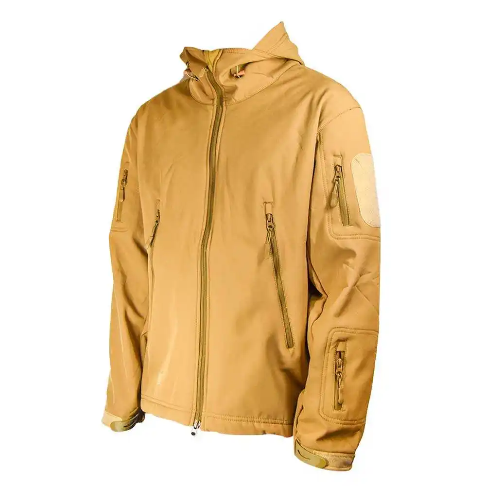 [GDL] Variety-Size Coated Plain Waterproof Tactical Jacket Hood Velcro ...