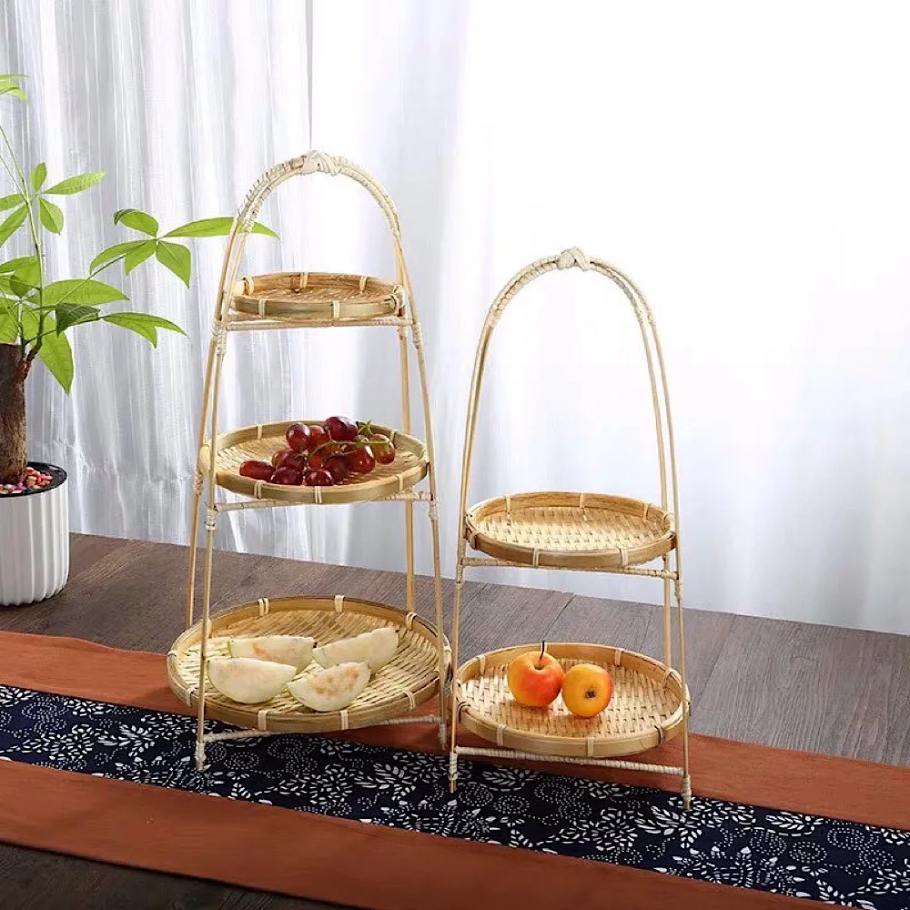 Customized Food Serving Tray Handicraft Hand-woven S M L Wardrobe ...