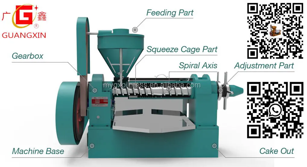 GX Small Commercial Oil Pressing Machine YZYX70 - Efficient & Reliable
