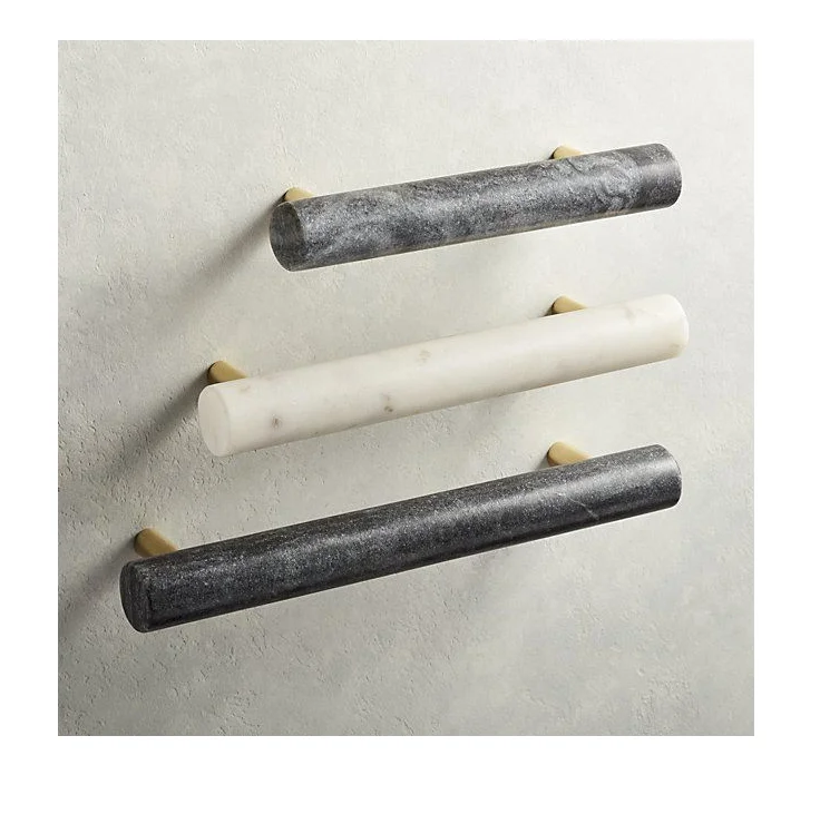 Brass And Marble Door Handles (set Of 3) Heavy Duty Door Antique Gate ...