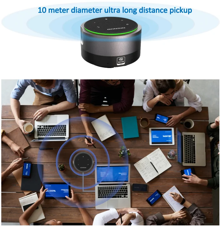 Usb Speakermicrophones Remote Video Conference Table Microphone Noise ...