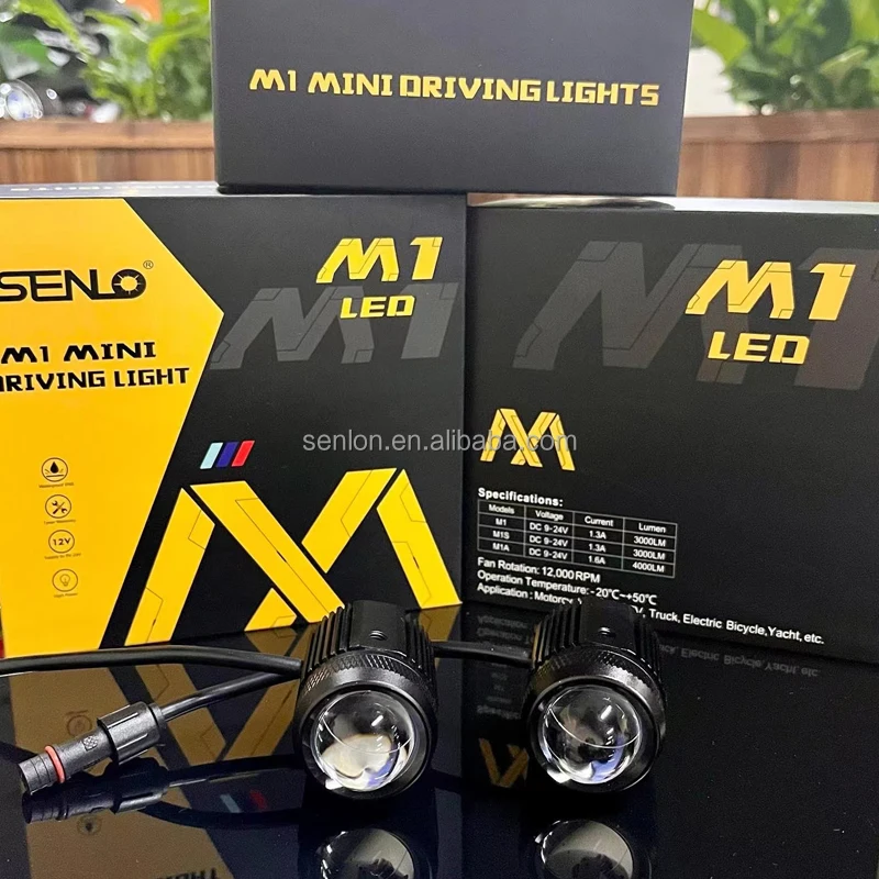 Senlo M1A Plus 50W LED Headlights - Enhance Motorcycle Vision