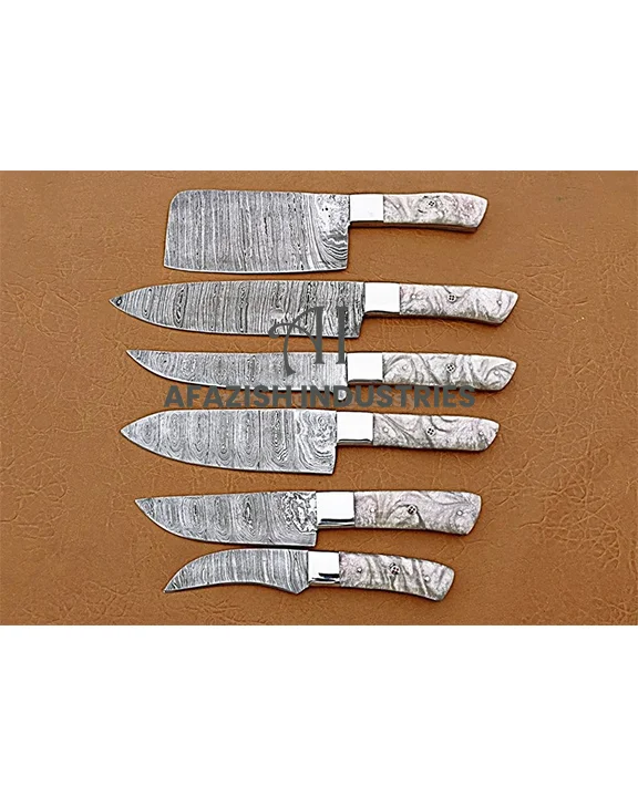 Heavy Duty Custom Chef Knife 5pcs Knife New Arrival Professional ...