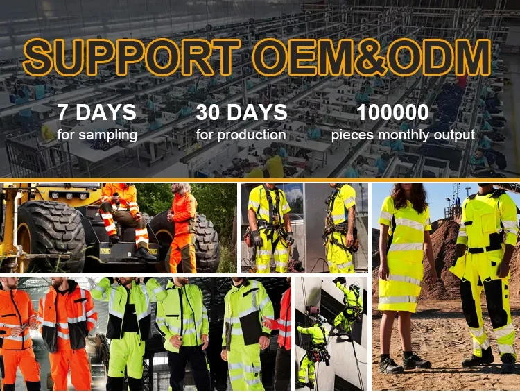 Reflective Vest Construction Vest Reflective Safety Workwear Hi-viz ...