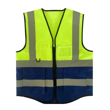 Ansi Best Hi Visibility Multi Pocket Safety Vests Reflective Mesh Work ...