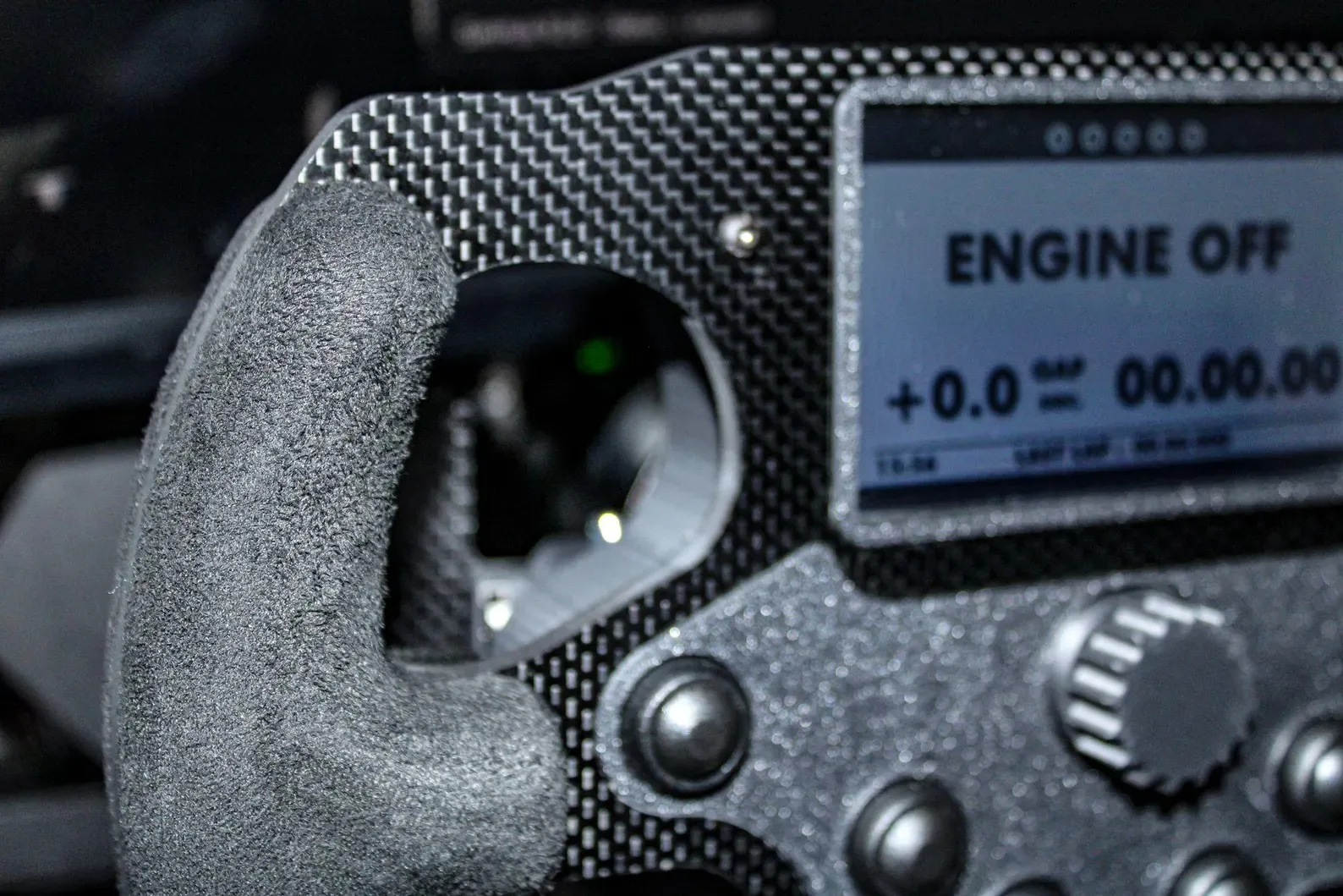Simracing Formula Type Steering Wheel with Color Screen