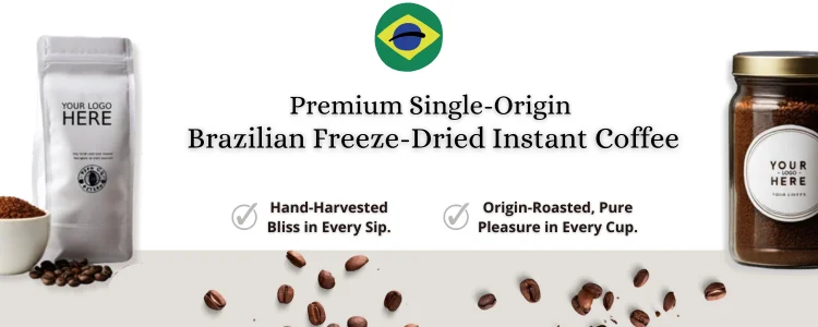 Premium Brazilian Freeze-dried Instant Coffee - Rich Flavor,Gourmet ...