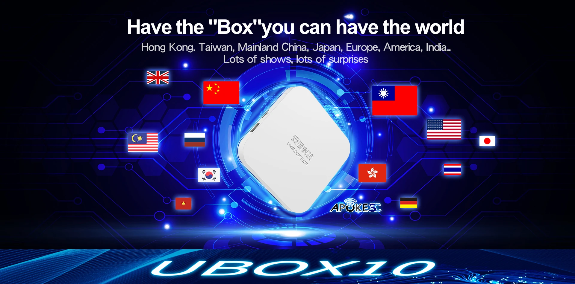 Unblock Tv Box Android Tv Box Youtube Netflix Ubox 10 4g Ram 64g 6k ...