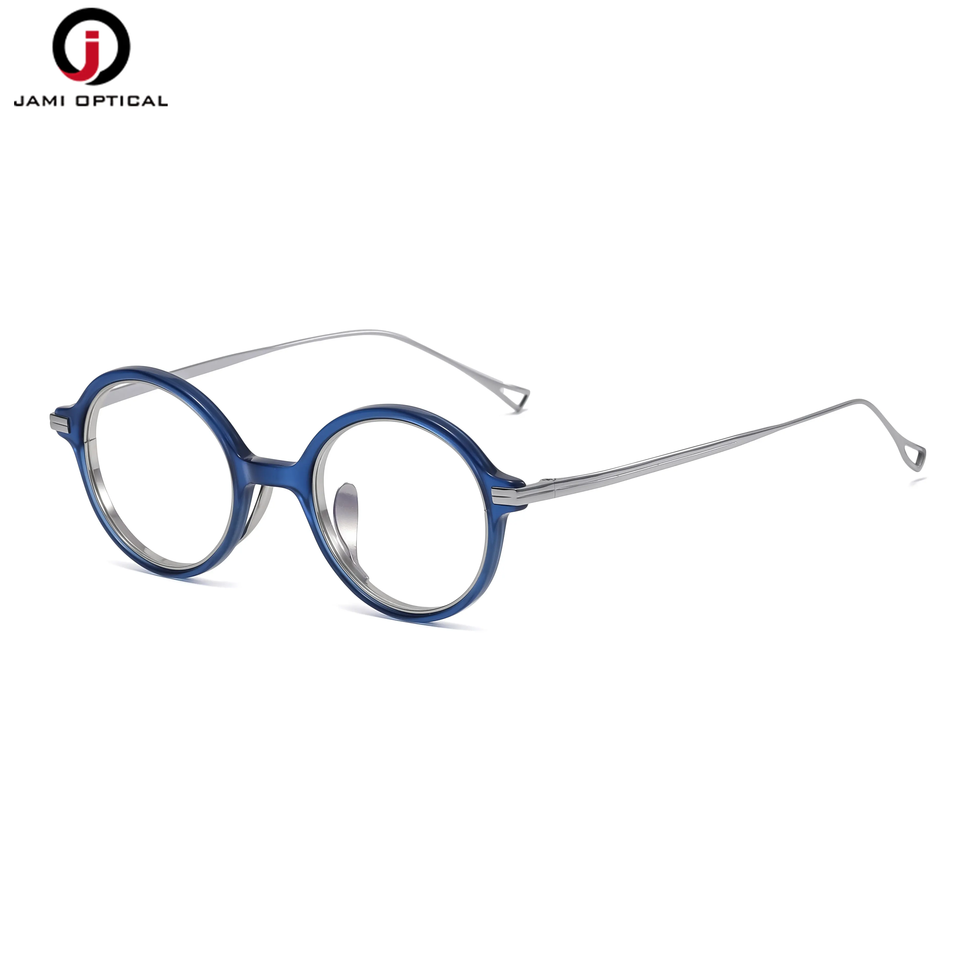 Shop Our Retro Round Eyeglasses - Luxury Titanium Frames