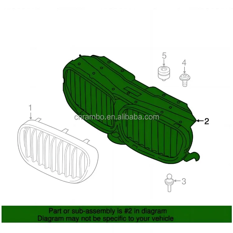 Bmw 5 Serisi G30 G38 51137497280-2018 Için Oem 2022 Grille Deklanşör ...