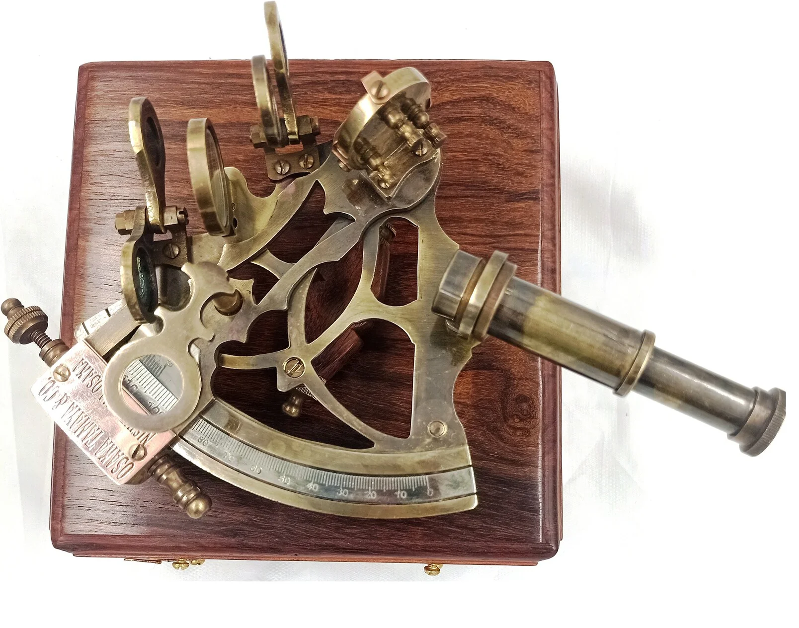 Osaka Tamaya Sextant Antique Brass Sextant Vintage Marine Ship ...