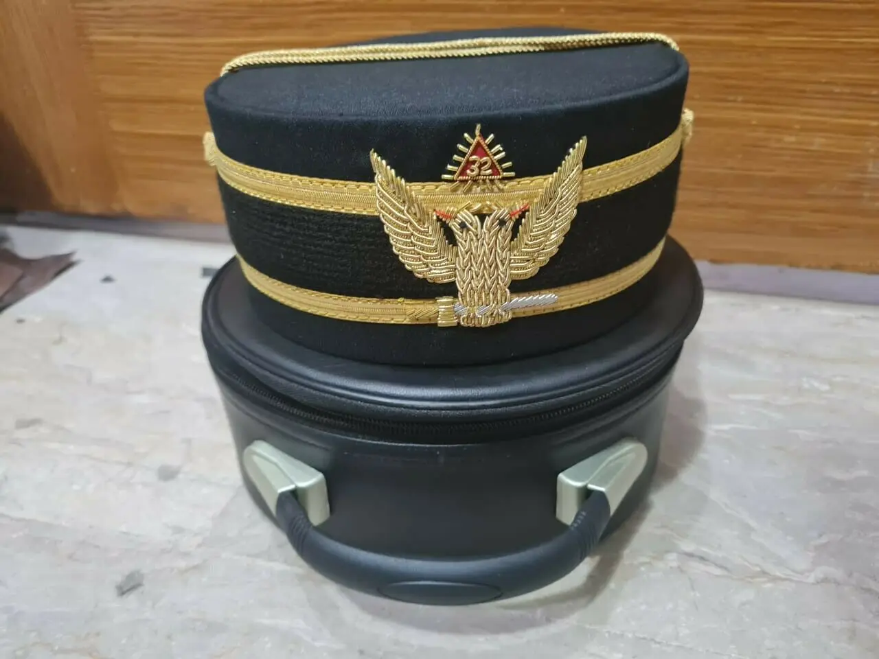 32nd Degree Scottish Rite Freemasons Masonic Cap Hat With Gold Cord ...