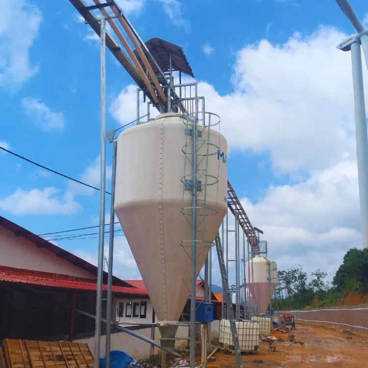 Silo feeding system stock feed silos for pig Stainless Steel Vietnam ...