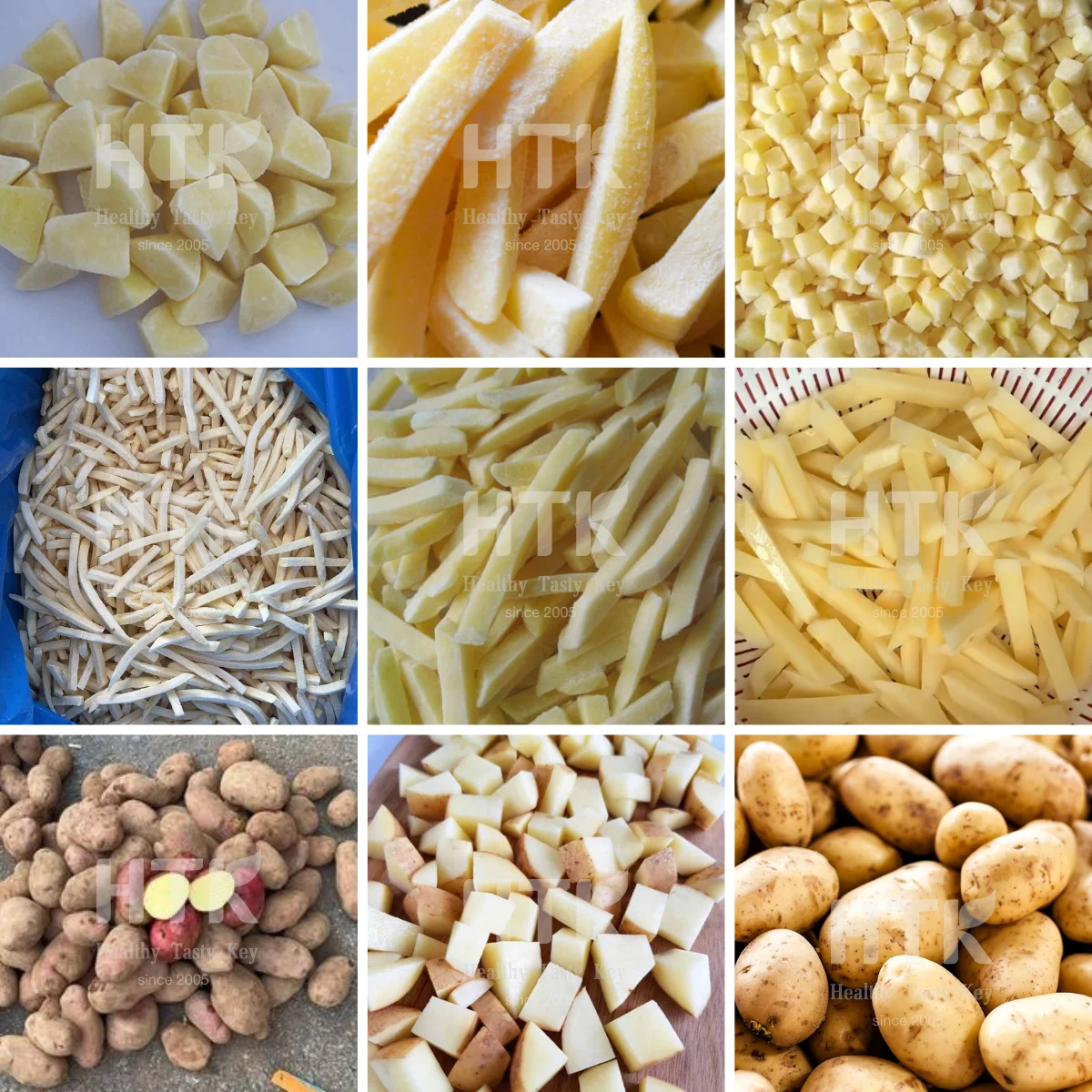 Freezing Chips Frozen Iqf French Fries Potato Chips Strips Cube Made In ...
