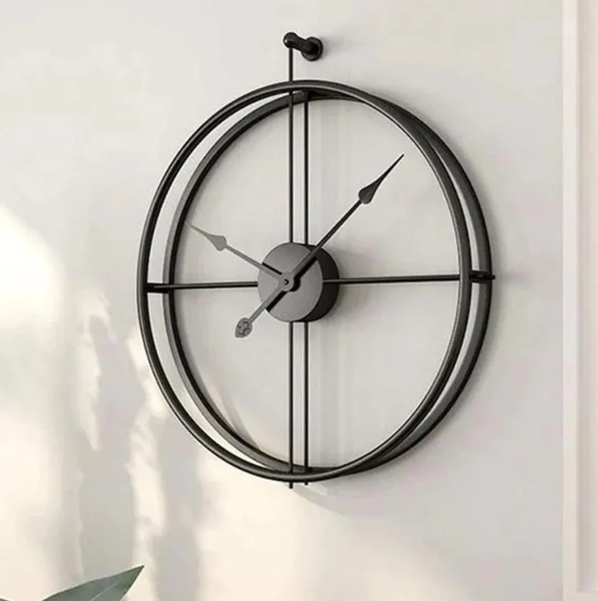 Ak Brass Golden Nordic Vertical Metal Wall Clock| Alibaba.com