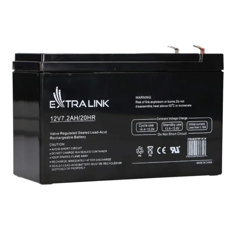 外链接电池蓄电池agm 12v 7.2ah 7ah 151x65x93mm 2.1kg T1免维护其他电池 - Buy Extralink ...