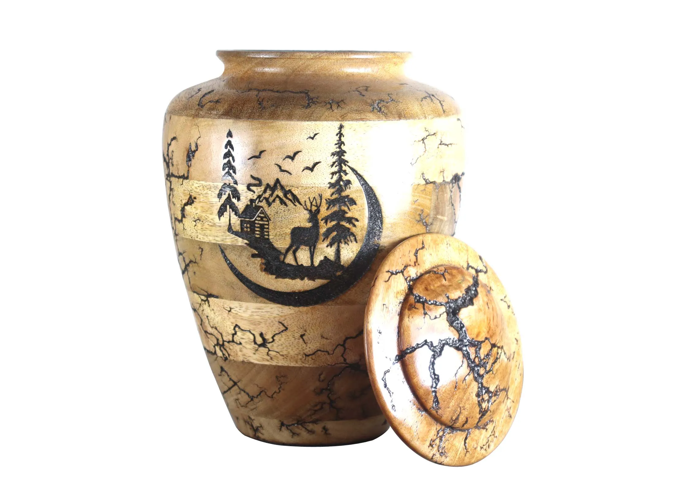 Wholesale Cremation Urns For Adult Ashes Wood Cremation Wholesale ...