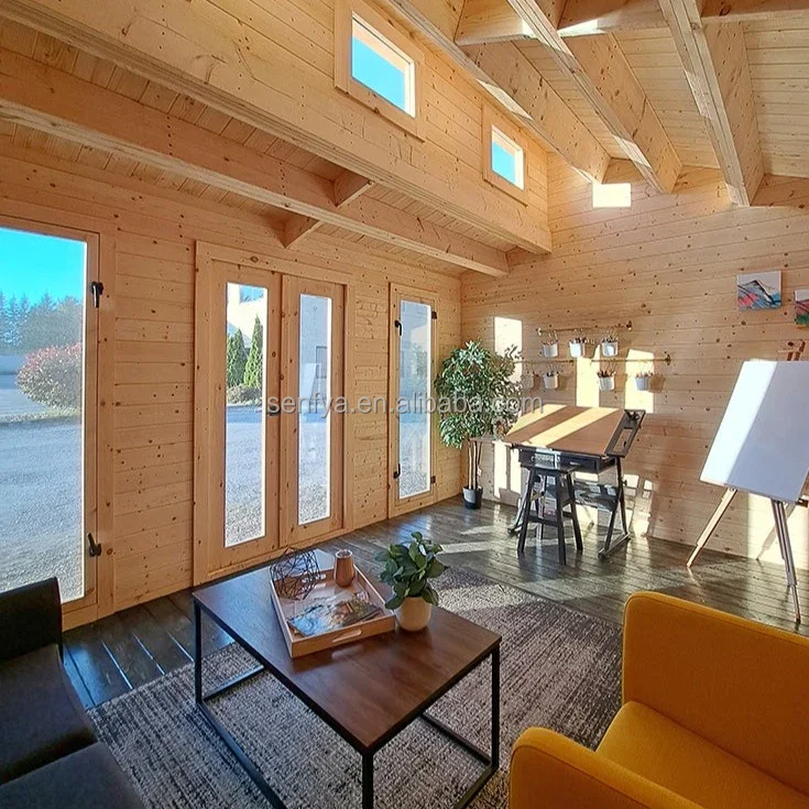 15sqm Sunlight Room Rustic Wood Villa Log Cabin House| Alibaba.com