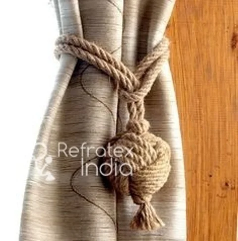 Natural Yarn Jute Curtain Tieback For Curtain Stopper By Refrate India ...