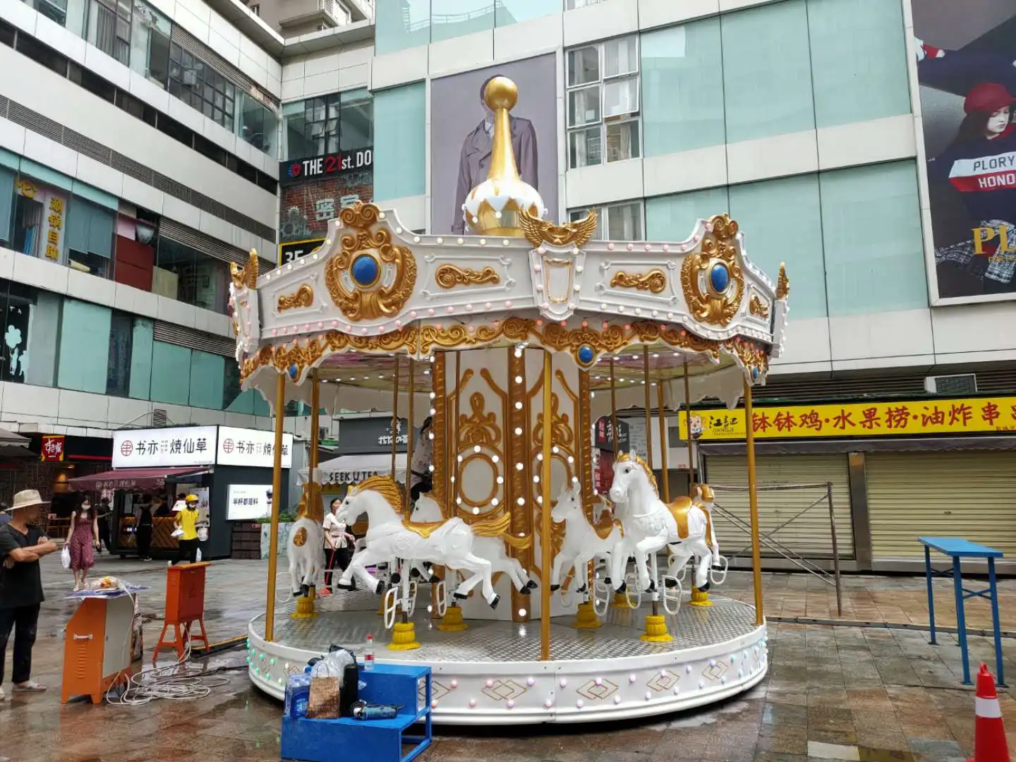 Carousel Horse Ride - Theme Park Fun for Kids & Adults