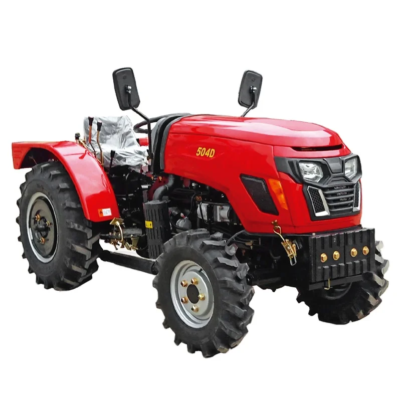 4WD Mini Tractor Agriculture Farm Tractor 50HP Compact Tractor with ...