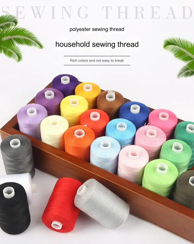 In Stock Wholesale High Quality 40s/2 Clothing Sewing Thread 1000 Yards ...