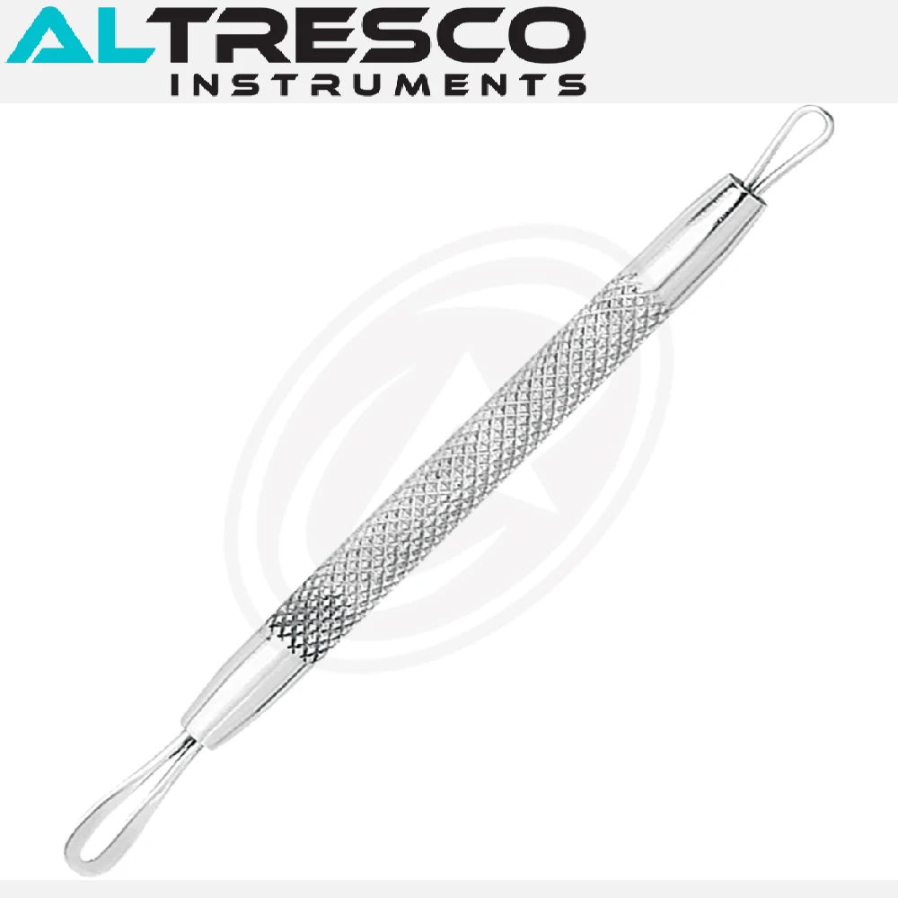 Whiteheads Remover Extractor Stainless Steel Facial Tool 2 Sides Spoon ...