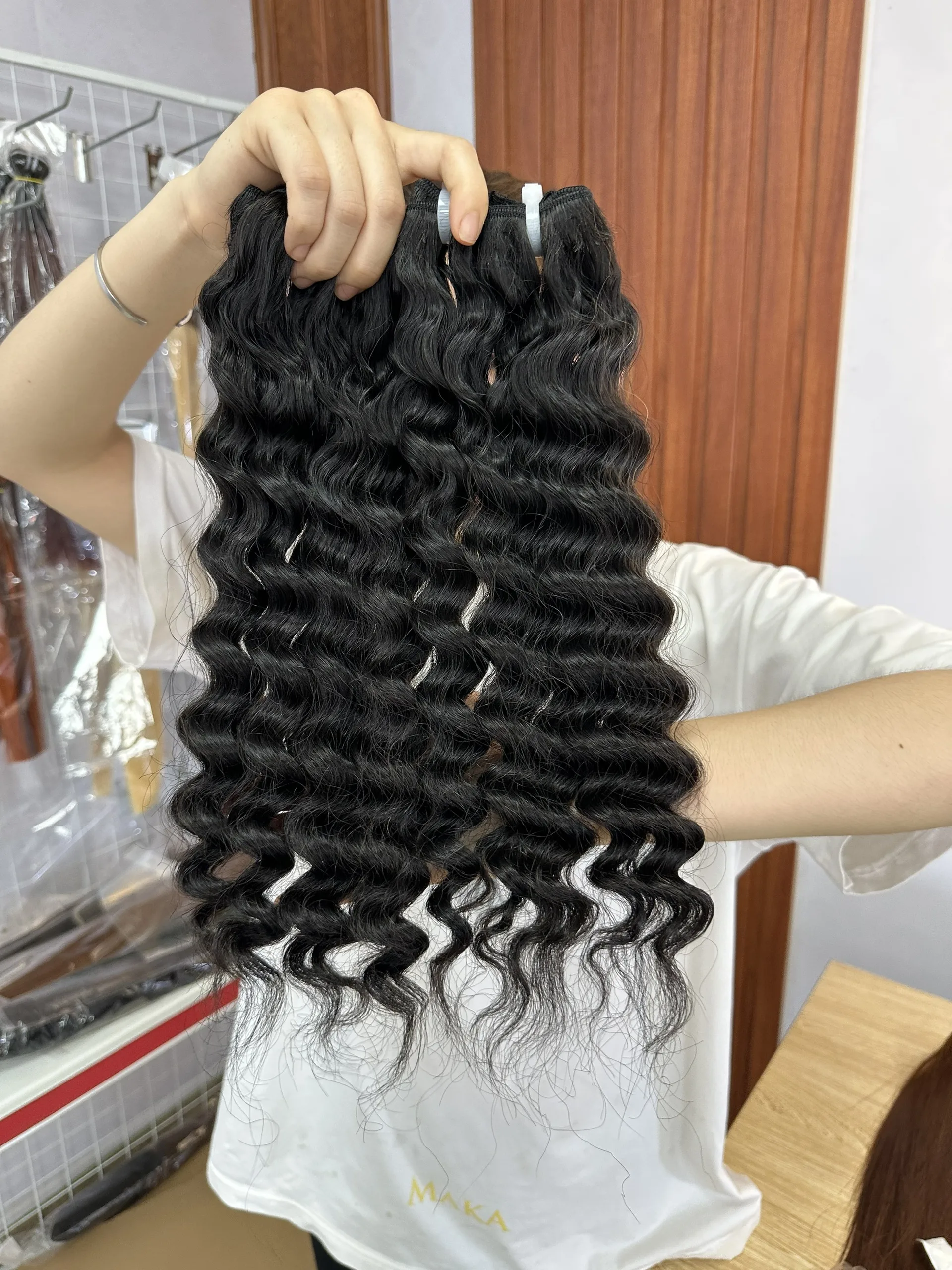 Raw Vietnamese Virgin Unprocessed Remy Natural Wave Straight Wavy ...