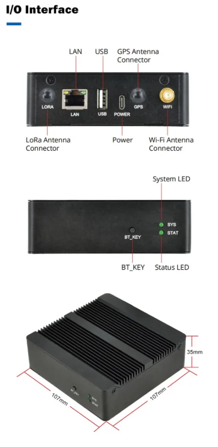 Customization Nxp I.mx 6ull Edge Computing Box Pc Fanless Industrial ...