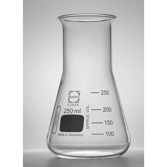 Schott DURAN™ 50ml Wide Mouth Flask Erlenmeyer 10-pack