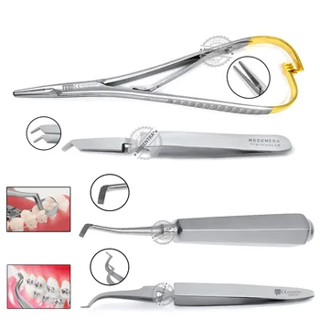 Orthodontic Brackets Holding Tweezers Mershon Band Pusher Dentist ...