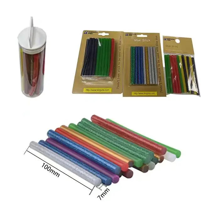 Best selling colorful hIgh temp hot melt glue sticks for gule gun ...