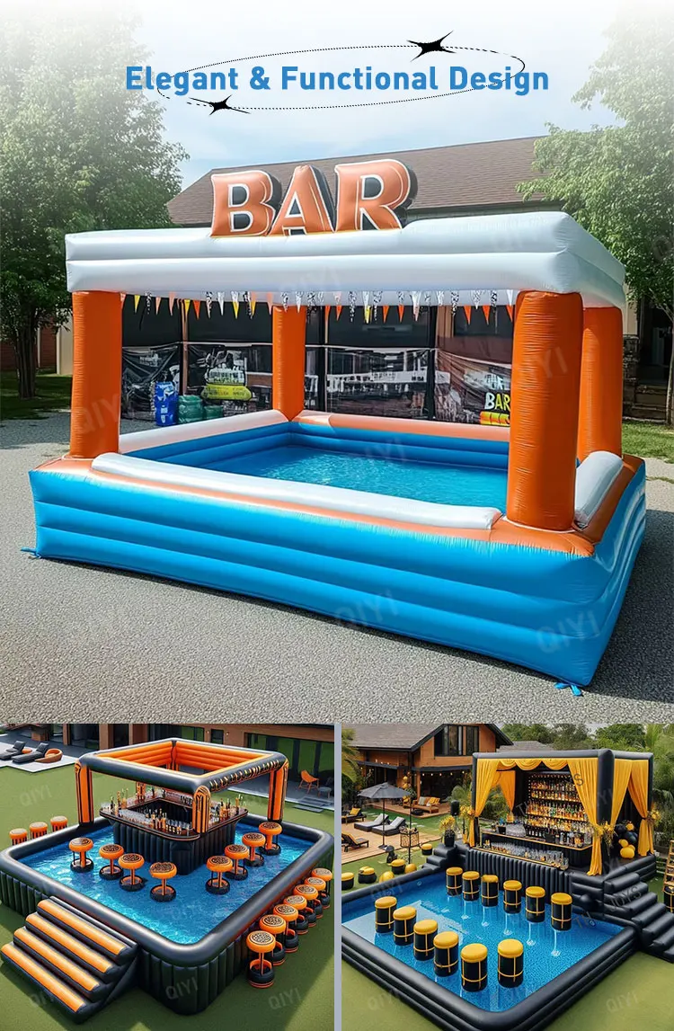 Inflatable Pool Bar - Perfect for Outdoor Fun & Entertainment