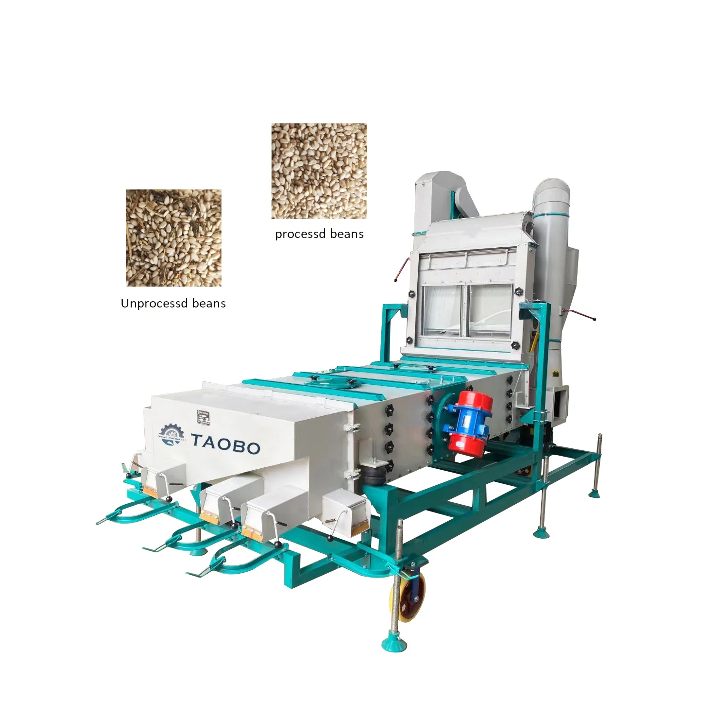 Alibaba.com: Efficient Pea Beans Cleaning Machine with multi-function ...