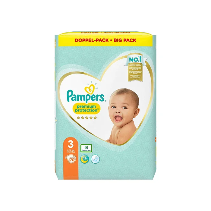 Pampers All Sizes New Baby Jumbo Box Nappies - Pack Of 72 Nappies Low ...