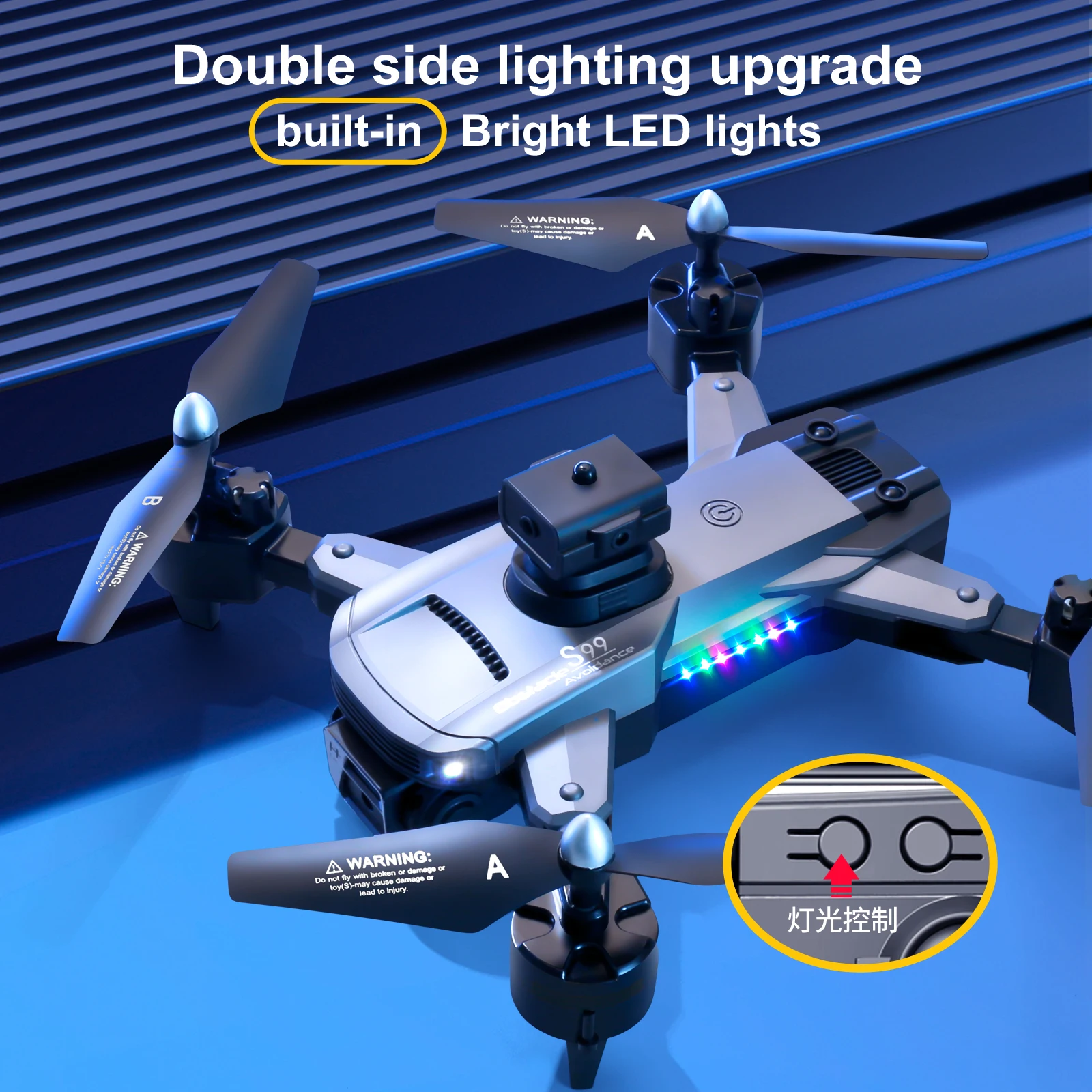 2023 New S99 Drone Long Distance Range Big Battery Wifi Quadcopter Video 4k Hd Camera Flash ...