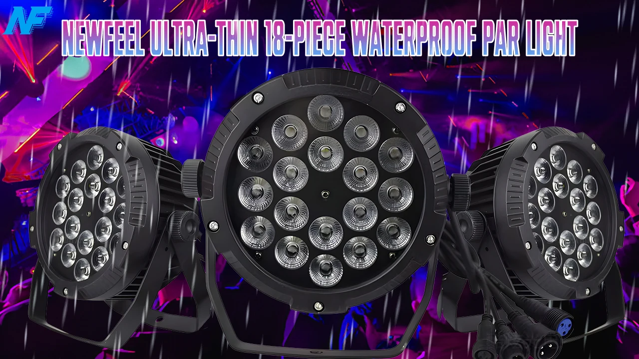 High Power Outdoor Ultra-thin Led 18-piece Waterproof 4 In 1 Par Light ...