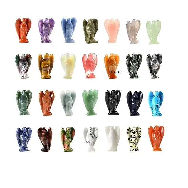 Wholesale Crystal Angels Natural Quartz Opal Carved Crystal 2 Inch ...