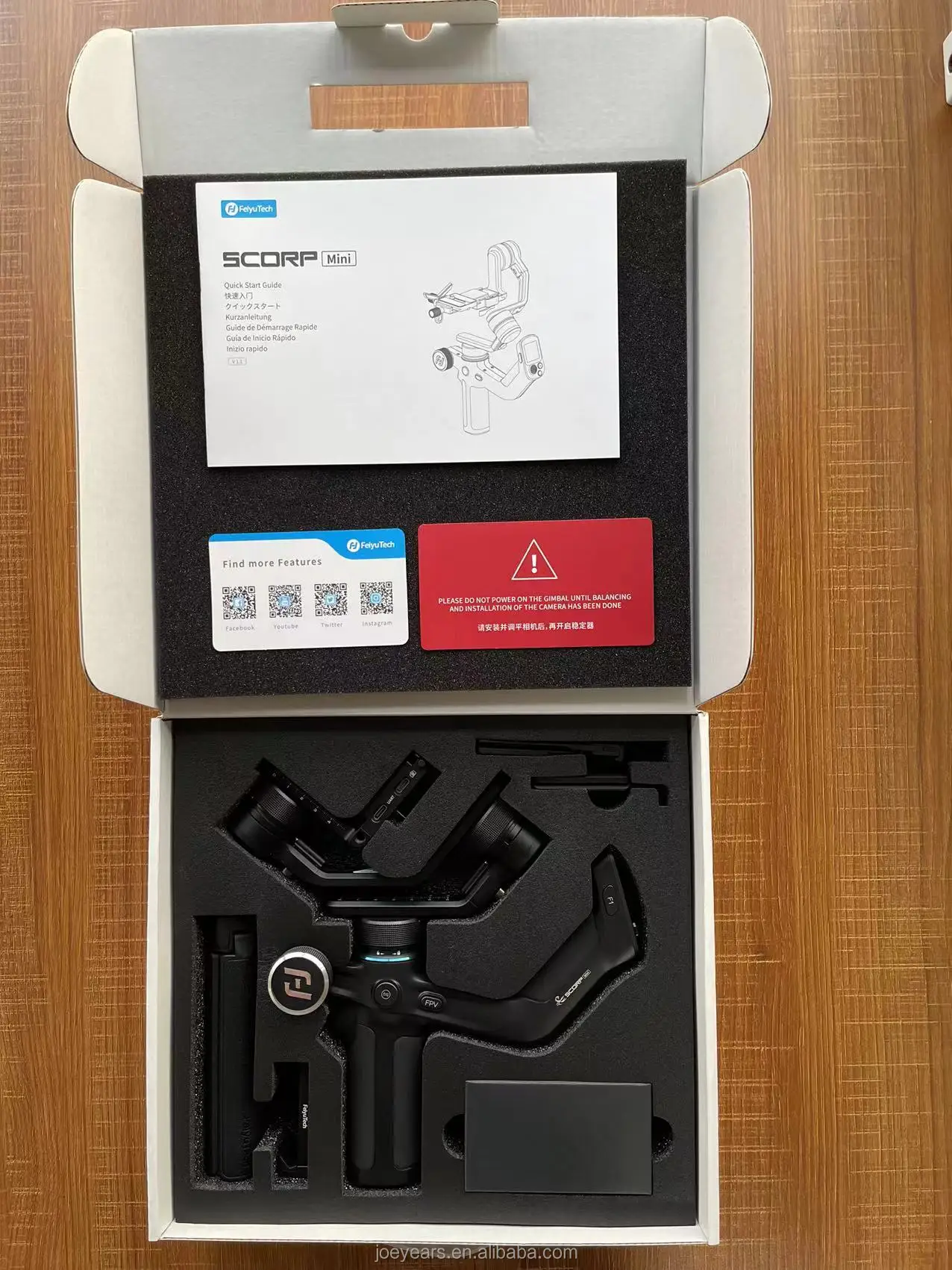 SCORP MINI 3 Axis Gimbal Stabilizer - Anti-Shake Camera