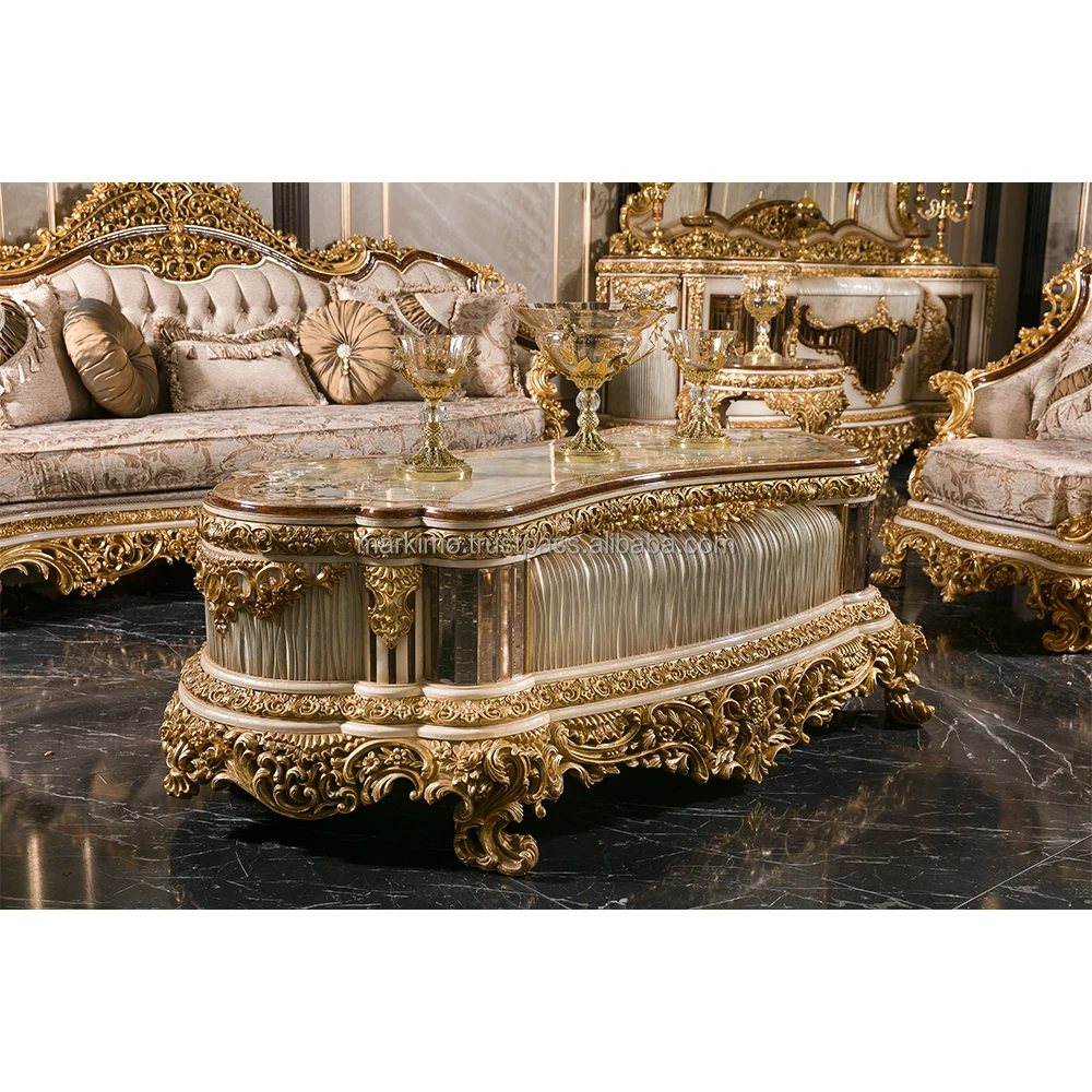 Turkish Luxury Antique Traditional Black Gold African Classical Baroque ...