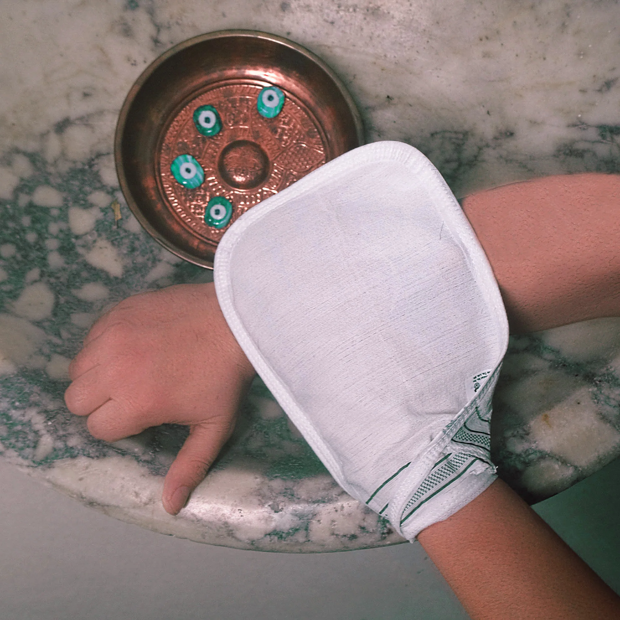 March Expo Special Turkish Bath Kese Exfoliation Pouch For Face And ...