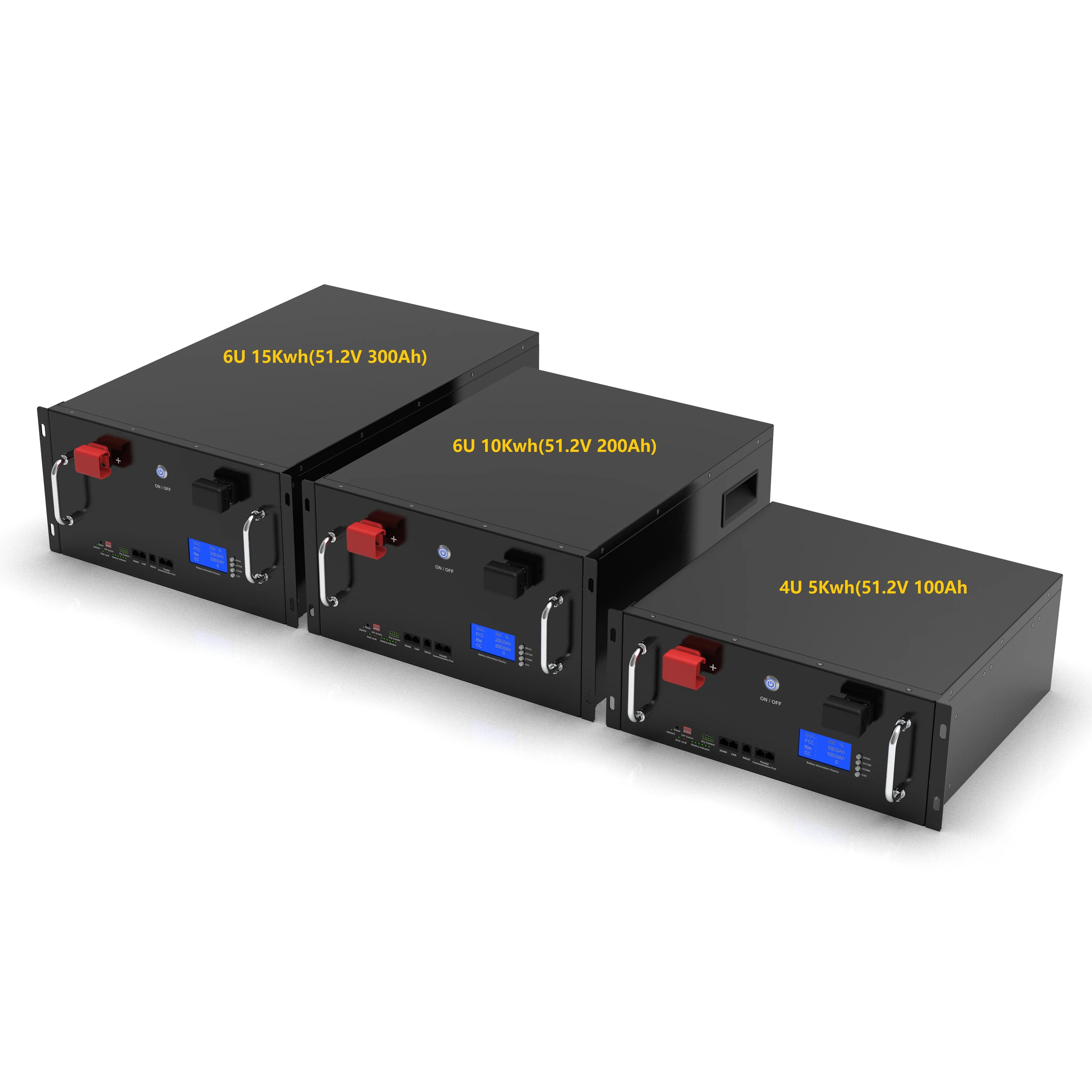 New Rack-mounted Lithium Cabinet 48v 100ah 5kw 7kw 10kw 15kwh Solar Systems 48v 100ah Lifepo4 ...