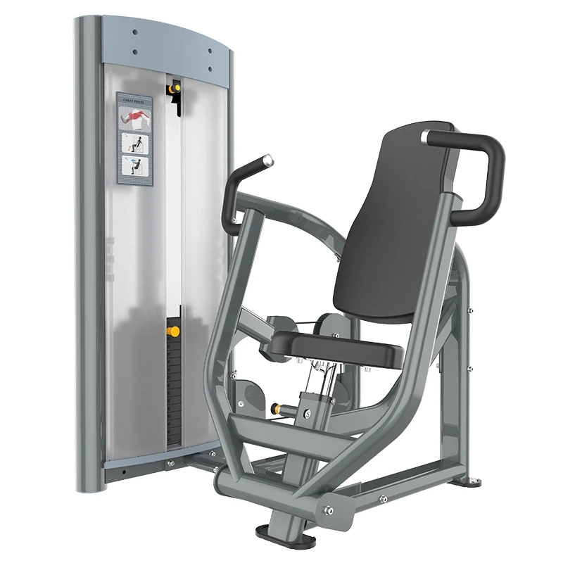 Wholesale Seated Incline Chest Press Machine Pin Load Selection Workout ...