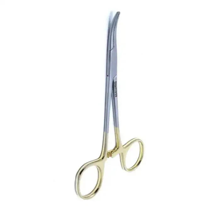 Stainless Steel Curved Tip Surgical Operating Forceps Saroot ...