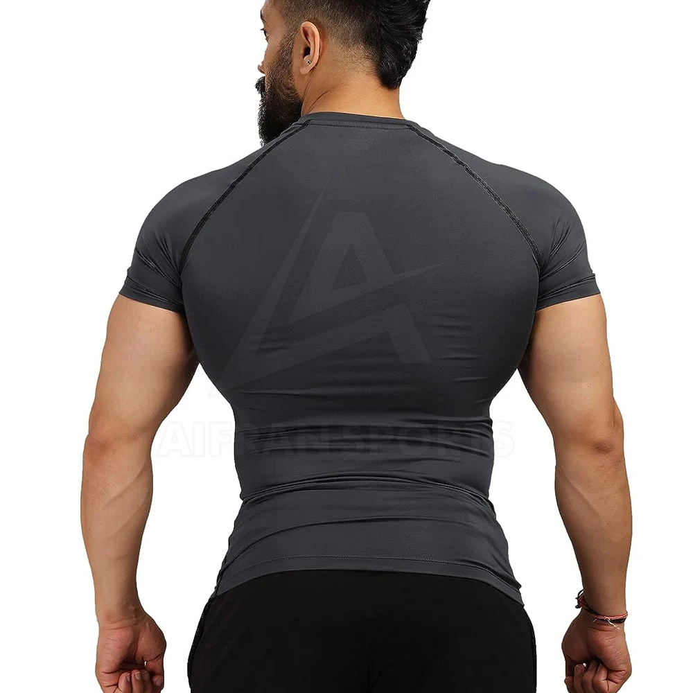 Men Compression Shirts Sport Fitness Bodybuilding Gym T Shirt ...